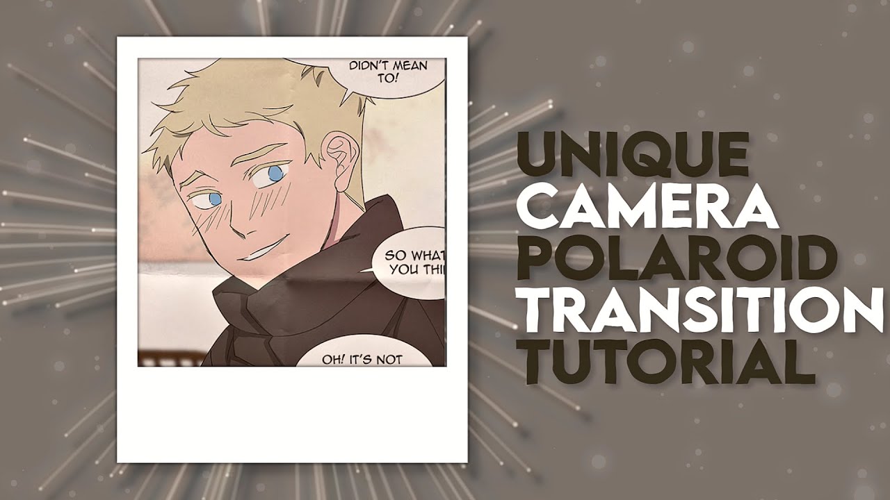 unique camera polaroid transition | after effects tutorial - YouTube