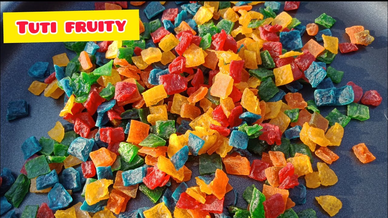 Tuti Fruity at home| kids candy | how to make homemade tutifruity - YouTube
