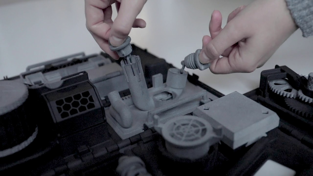 HP Multi Jet Fusion 3D Printed Box of Tricks. - YouTube