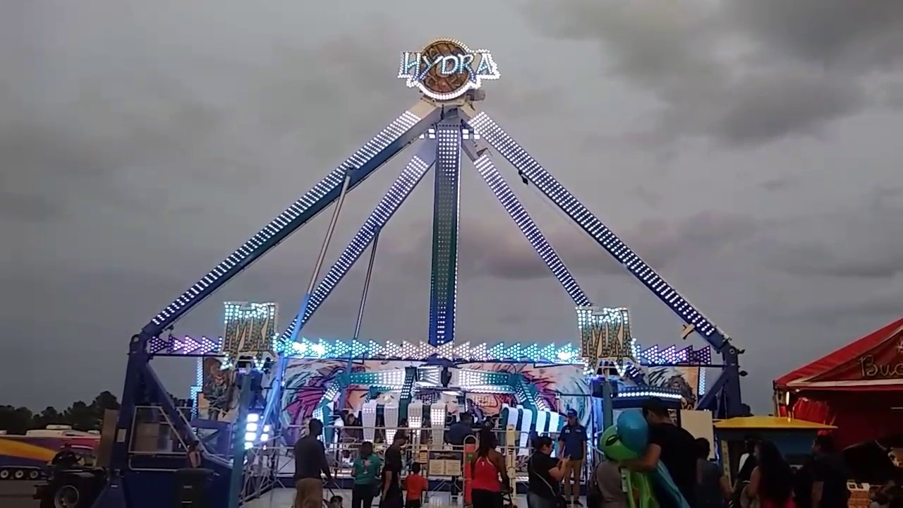 Deggeller attractions new ride Hydra!! - YouTube