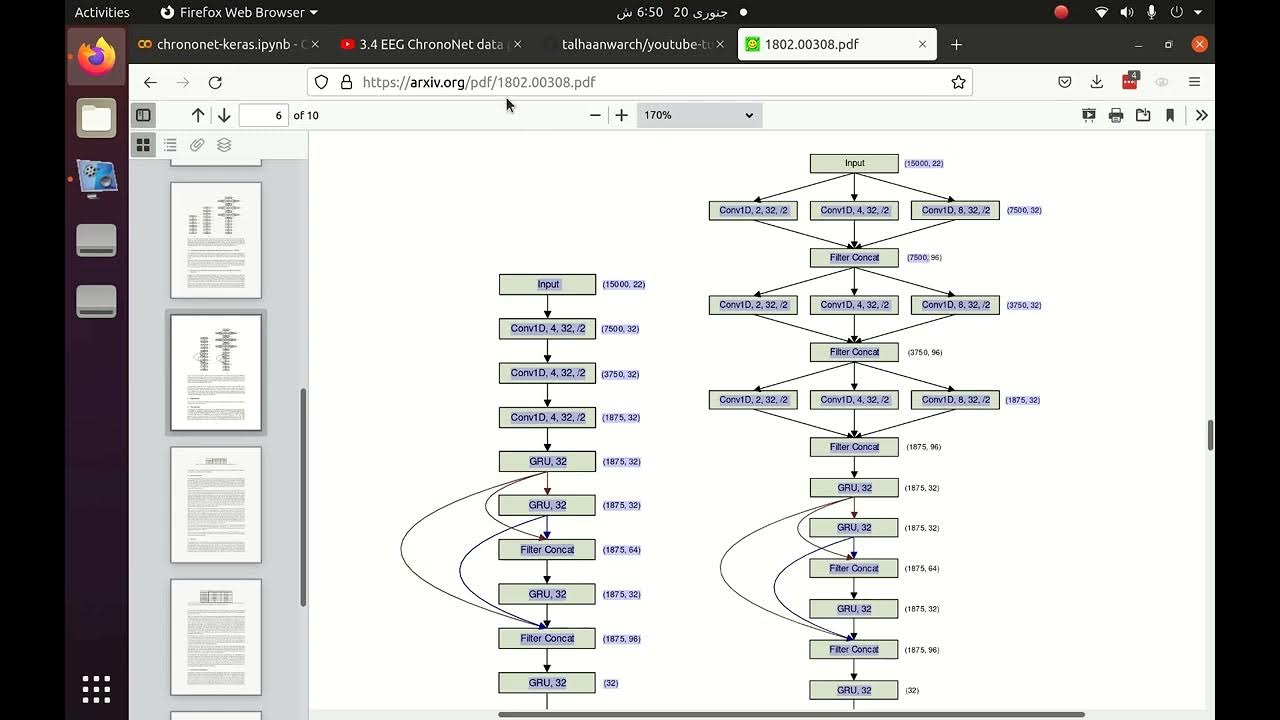 3.8 EEG paper ChronoNet Keras implementation - YouTube
