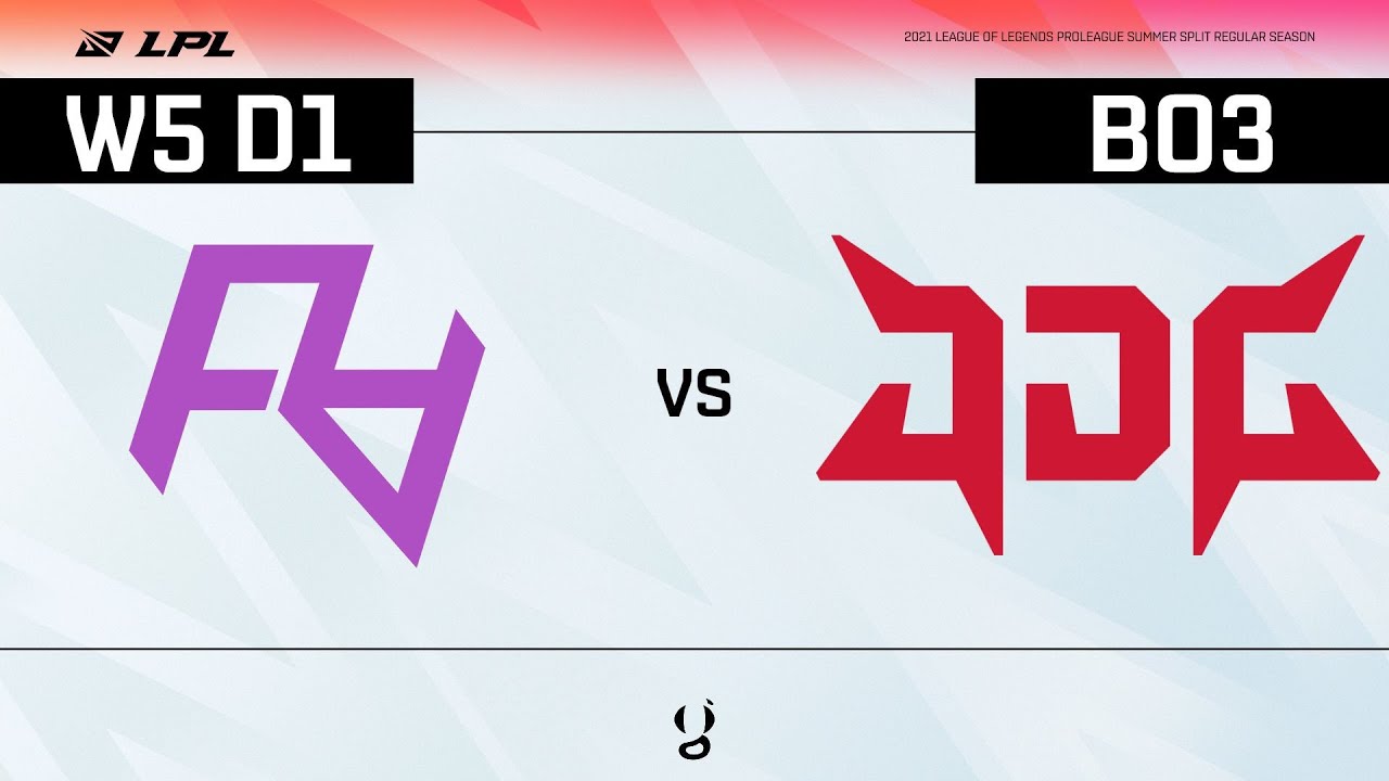 LPL Summer 2021 - W5D1 - RA vs JDG - YouTube