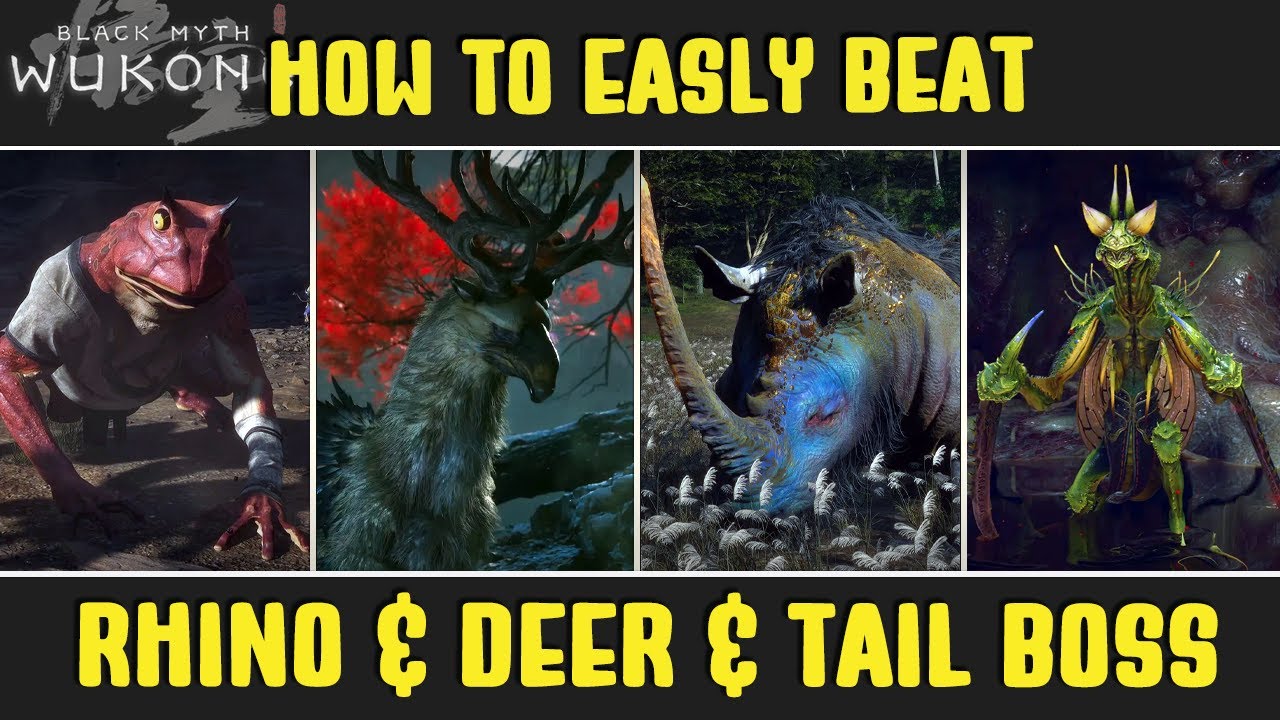 How To Beat Chapter 6 Bosses EASY GUIDE | Black myth Wukong | Mount ...