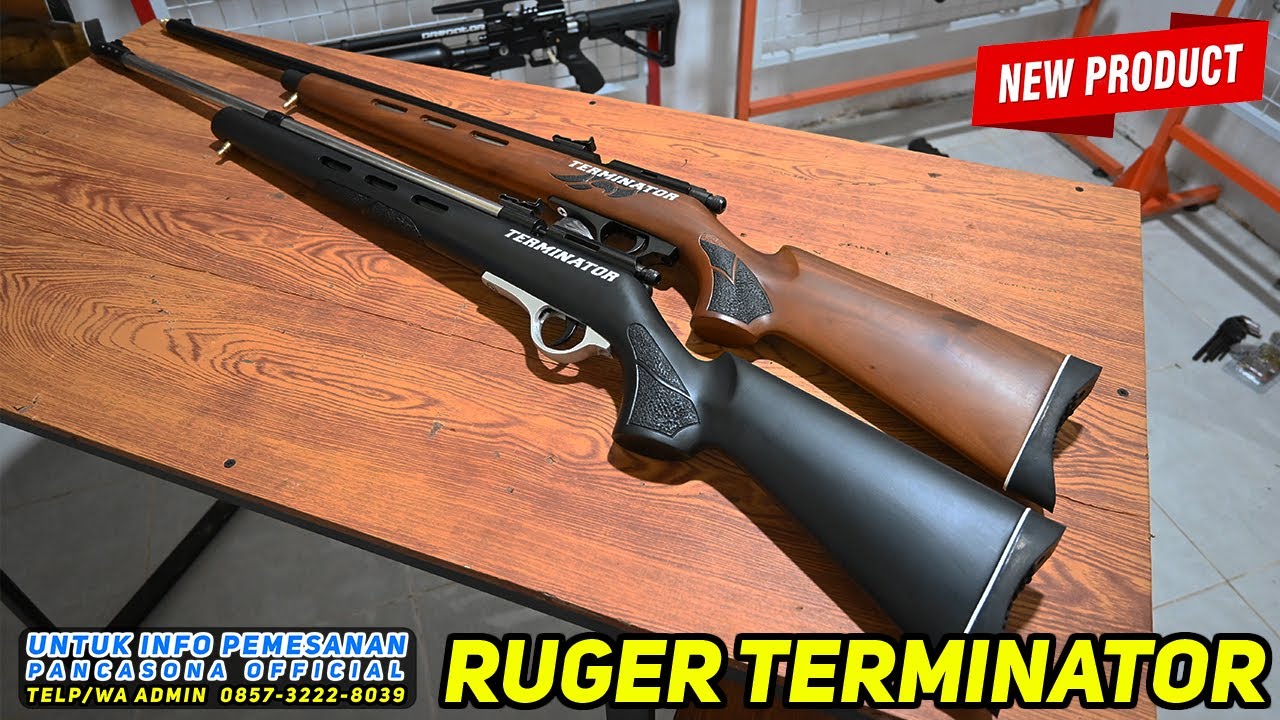 Perbedaan harga dan mekanik senapan angin PCP RUGER TERMINATOR MONEL ...