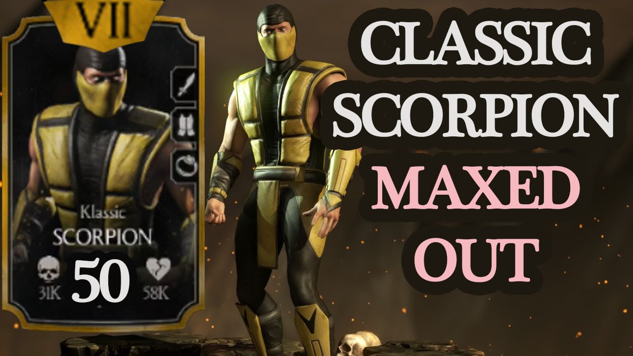 Classic Scorpion MAXED OUT. His spear is AWESOME!!! - YouTube