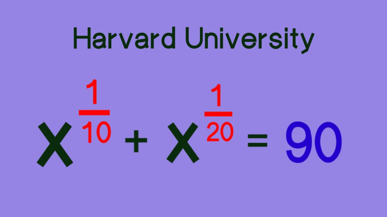 #maths || A Very Nice Olympiad Exponential Problem || Harvard ...