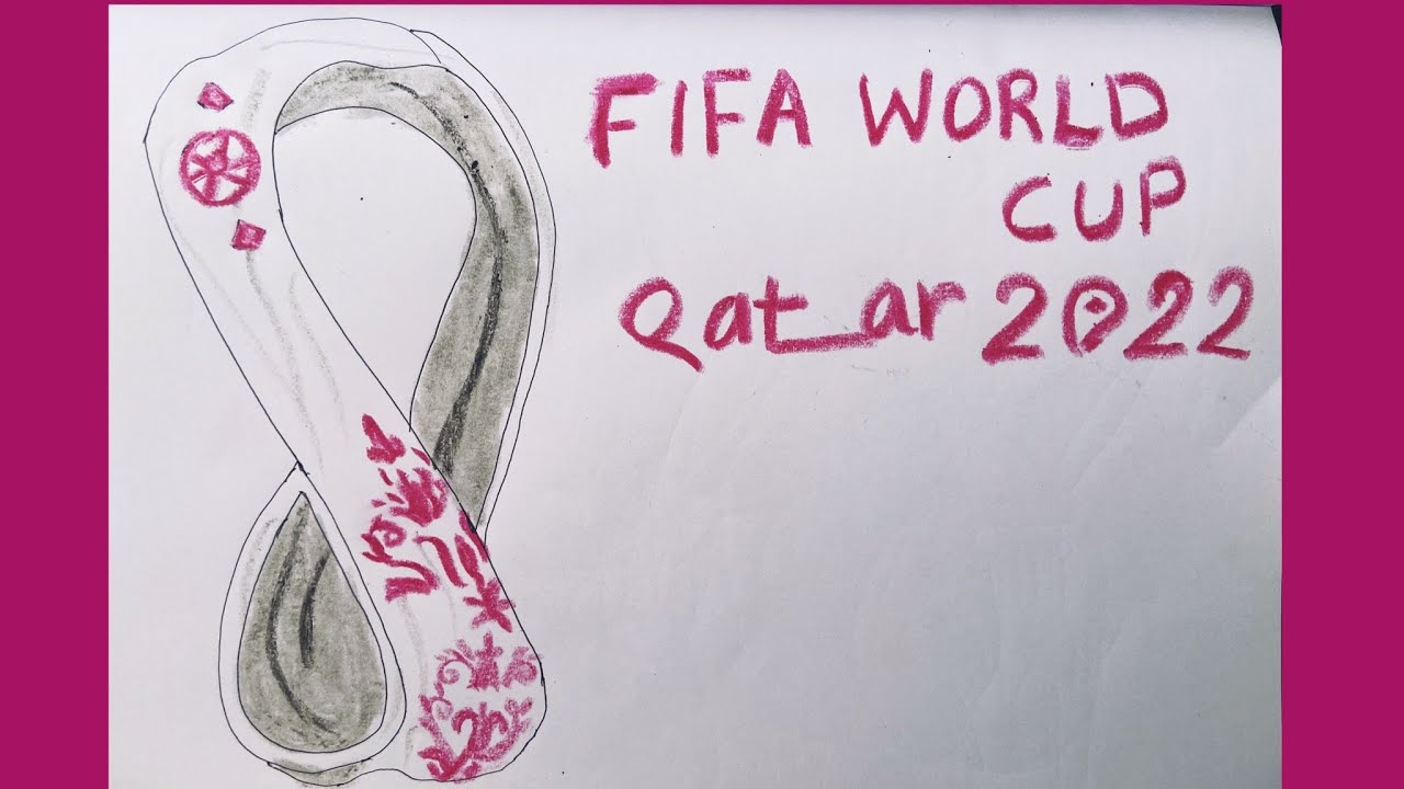 TIME TO ENJOY #fifa #worldcup 2022 || EASY DRAWING & COLORING OF FIFA ...