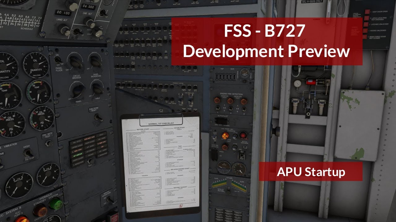 FSS 727 - Sound Preview: APU Startup - YouTube