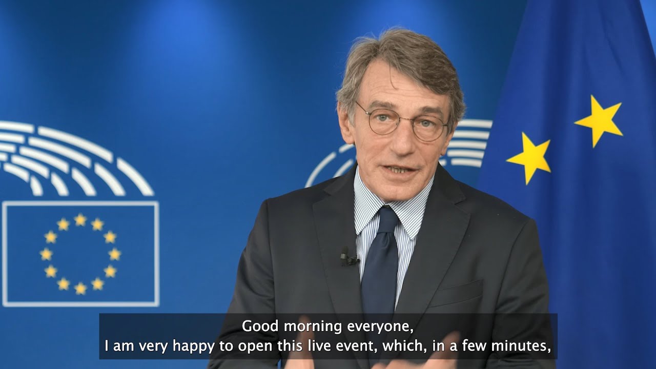 David Sassoli, President of the European Parliament - Announcement of ...