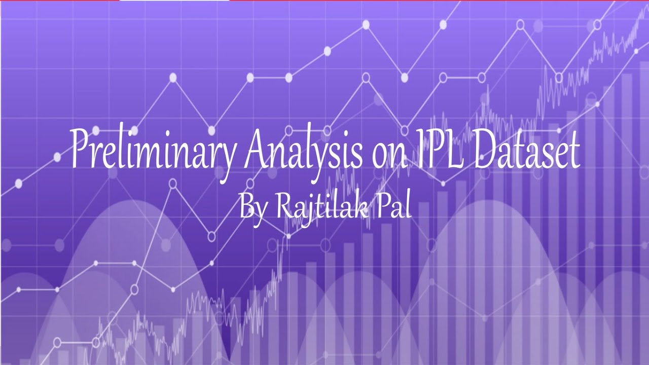 Preliminary Analysis On The Ipl Data Pandas Tutorial 7 Youtube 2768