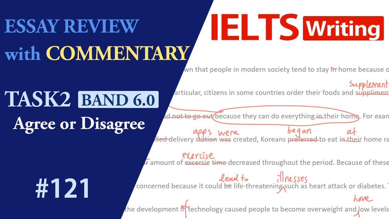 How to write a good IELTS WRITING an essay with commentary-121 - YouTube