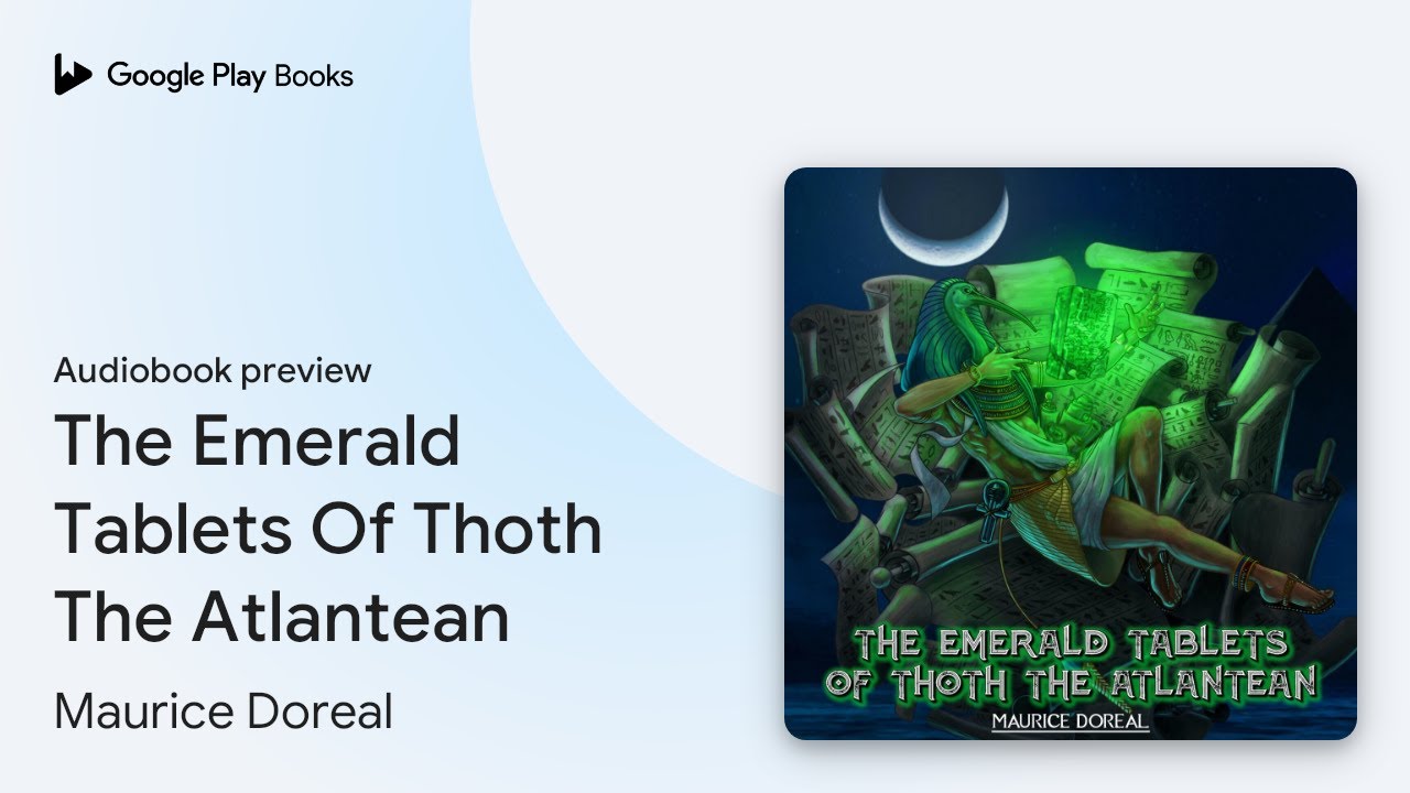 Emerald Tablets Of Thoth