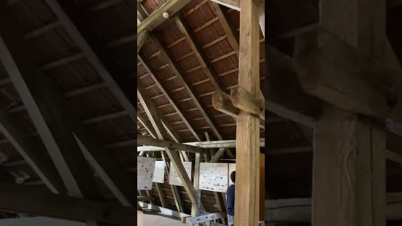 Open beam roof construction - YouTube