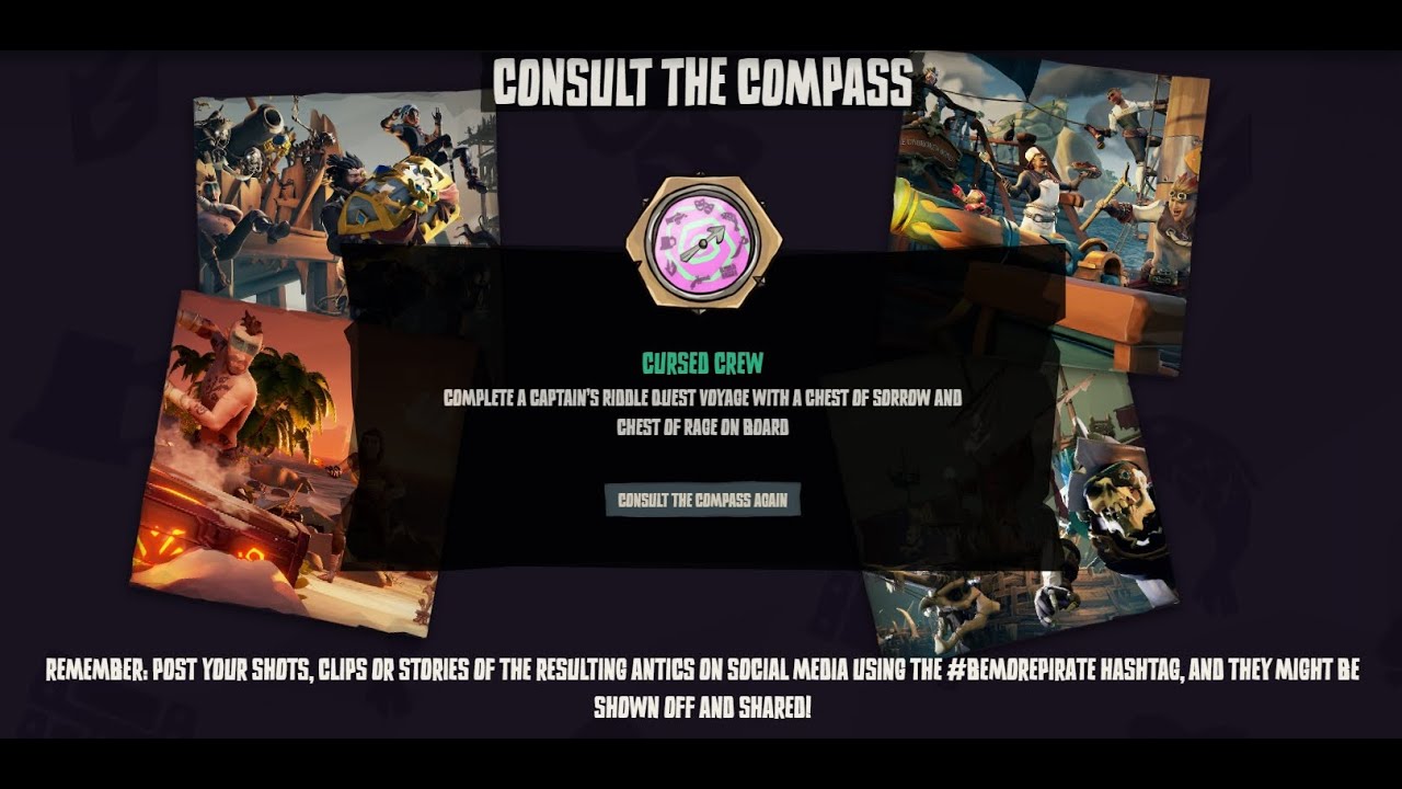 Sea of Thieves | Compass of Chaos | CURSED CREW - YouTube