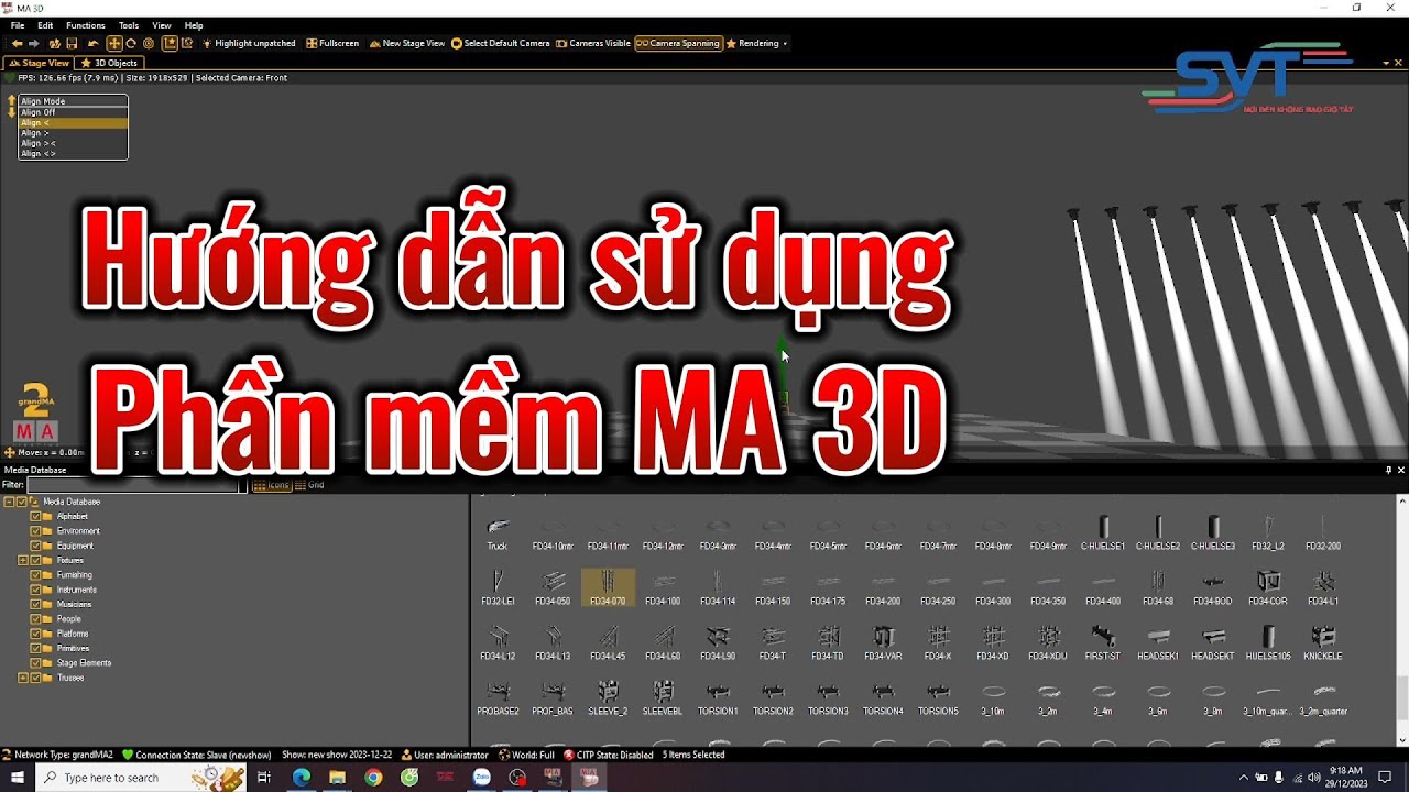 Phần 5: Hướng dẫn sử dụng phần mềm MA 3D - YouTube