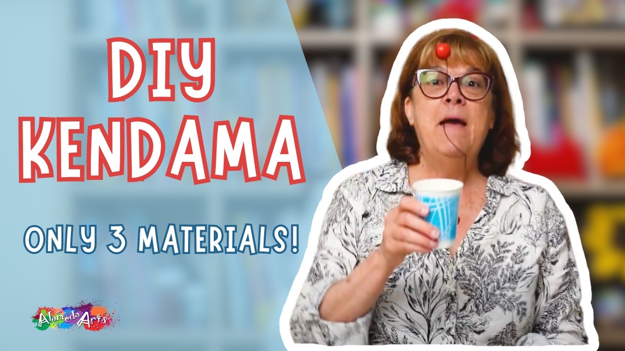 DIY Kendama - Only 3 Materials! - How to Make Cup and Ball Game - YouTube