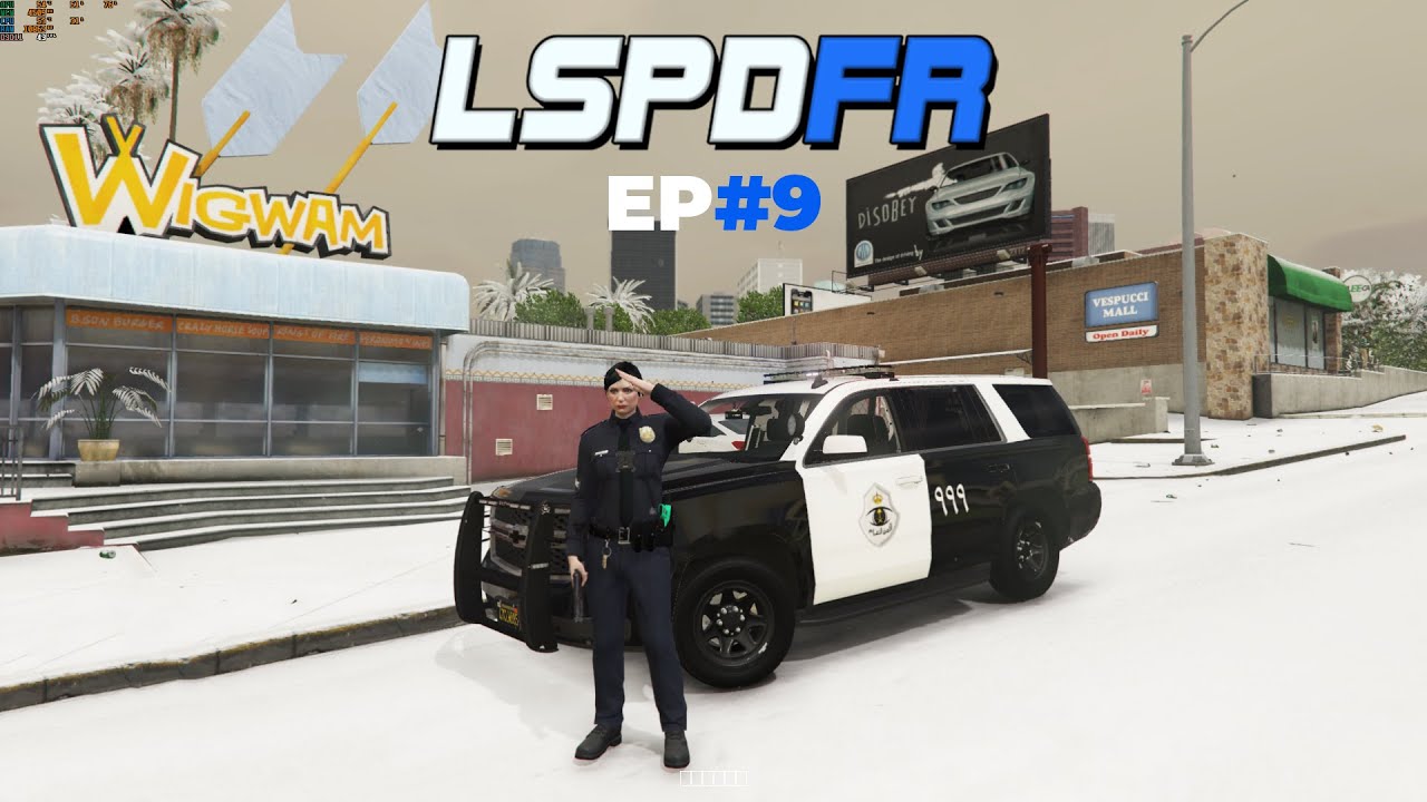 PLAYING LSPDFR - EP#9 - FEMALE FBI ON MISSION HEAVY SNOWFALL - GTA5 ...