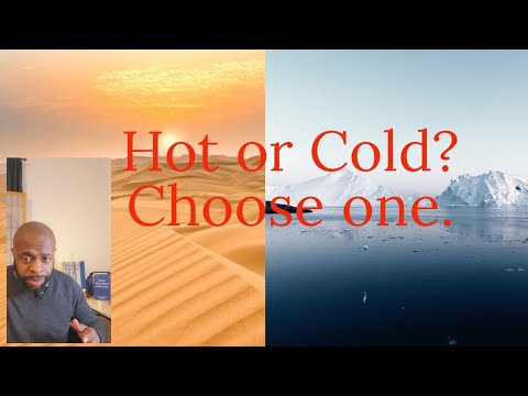 Hot or cold? Choose one. - YouTube