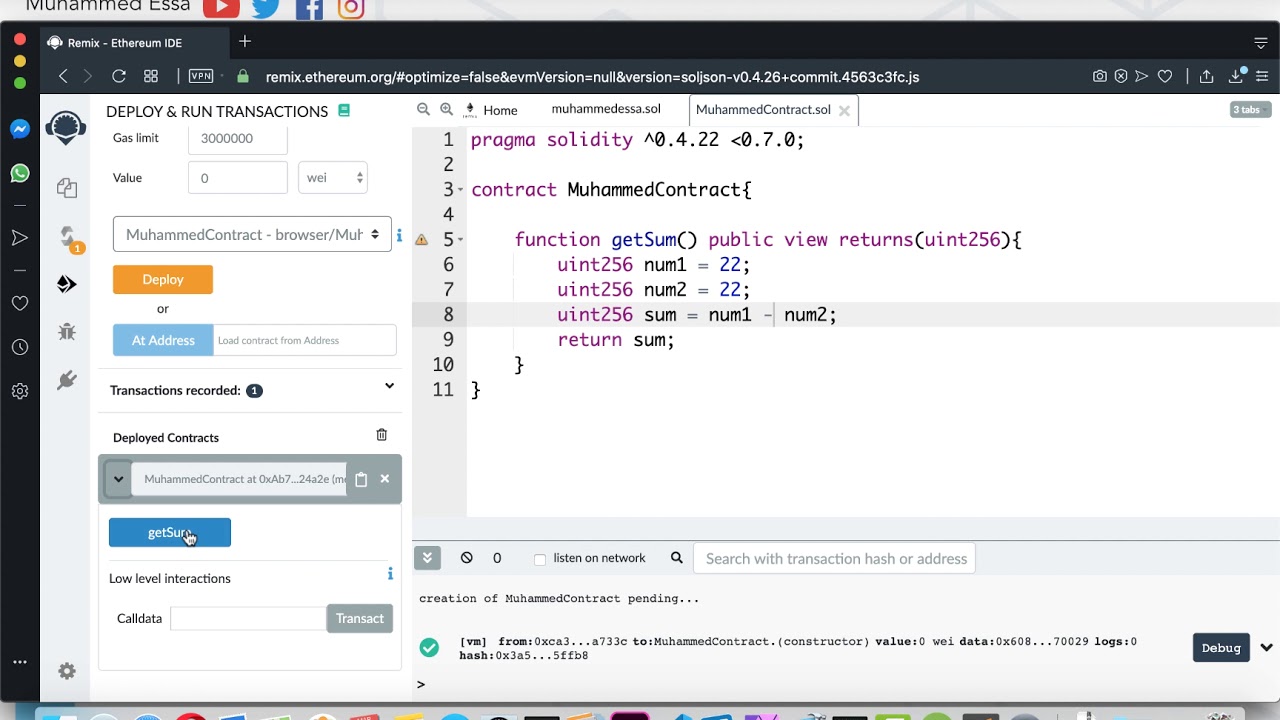 10 Ethereum Solidity Arithmetic Operators - YouTube