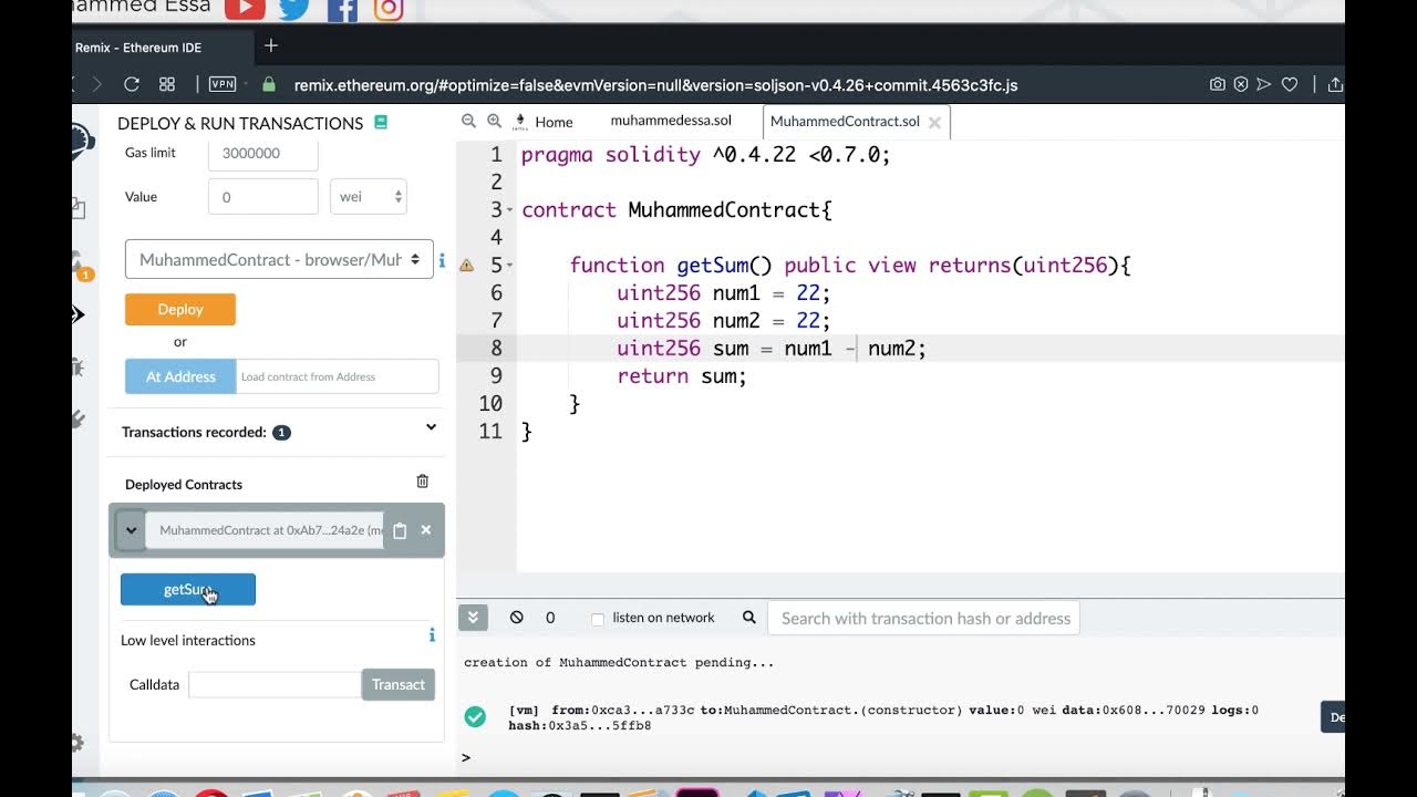 10 Ethereum Solidity Arithmetic Operators - YouTube