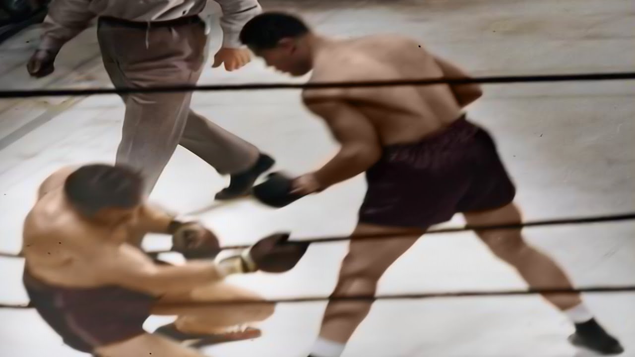 Joe Louis vs. Abe Simon 2 (27.3.1942) - Full Fight Colorized - YouTube