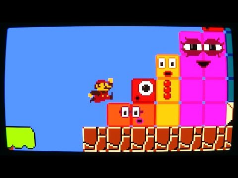 Mario in Numberblocks Land | Number Mario Bros. Level 2-3 - YouTube