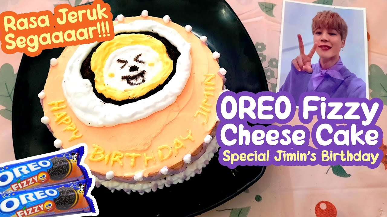 OREO CHEESECAKE RECIPE BTS JIMIN'S BIRTHDAY CELEBRATIONS | Tanpa Oven # ...
