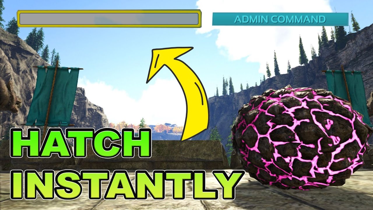 Ark Egg Hatch Command | Hatch ALL Your Eggs Instantly! - YouTube