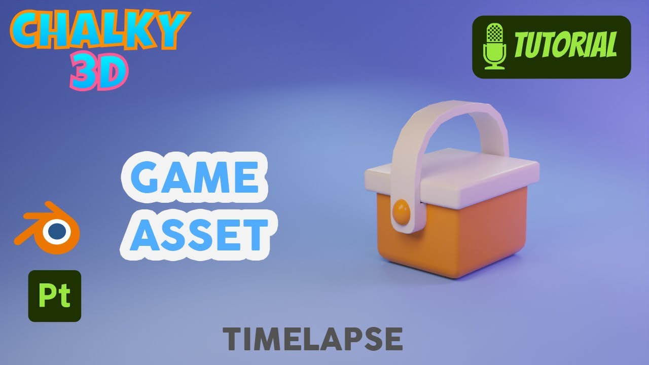 BLENDER TUTORIAL | 3D | GAME ASSETS | MODELANDO UNA CESTA - YouTube
