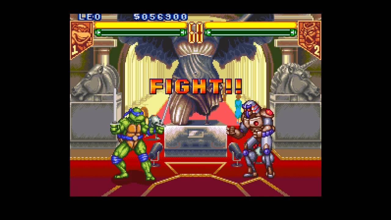 Teenage Mutant Ninja Turtles: Tournament Fighters ... (SNES) 60fps ...