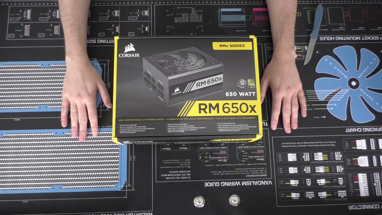 Corsair RM650x - Unboxing - YouTube