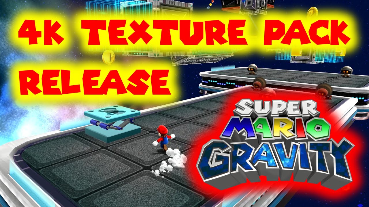 Super Mario Gravity (2024 Demo) | 4K Texture Pack - Public Release ...