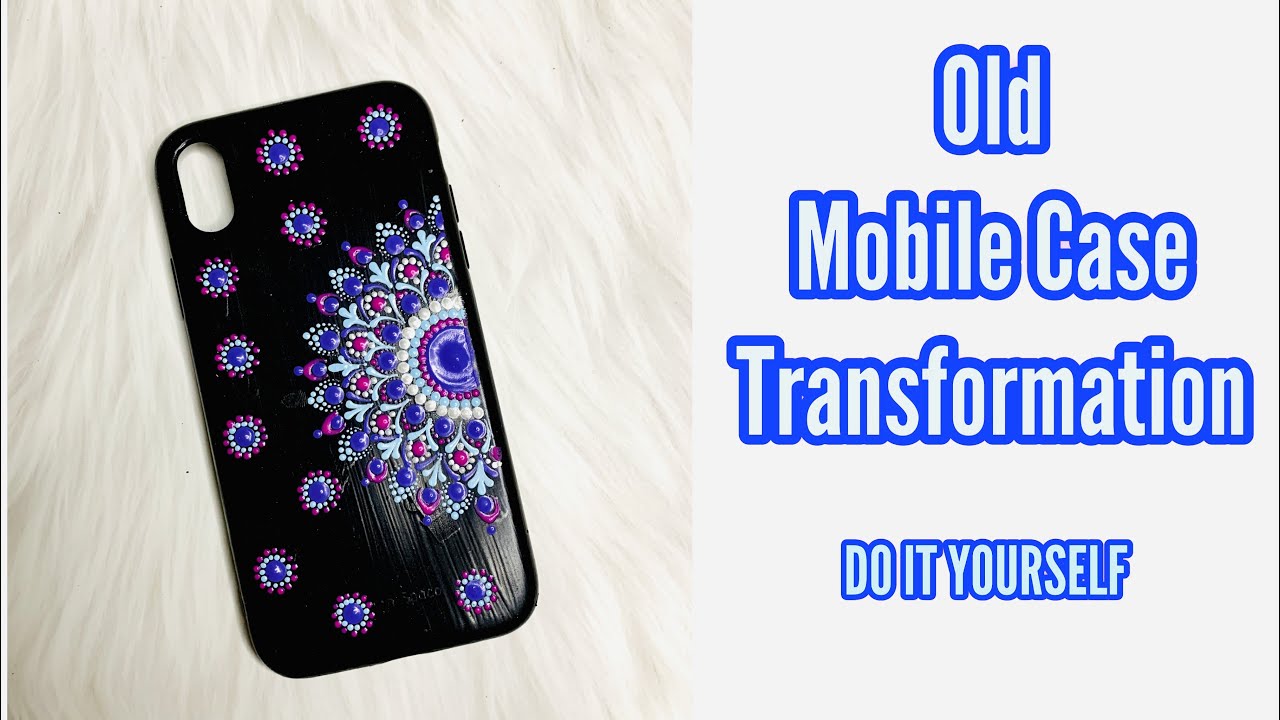 #44 DIY | Dot Mandala on Mobile Cover | Mandala Art | Art & Craft ...