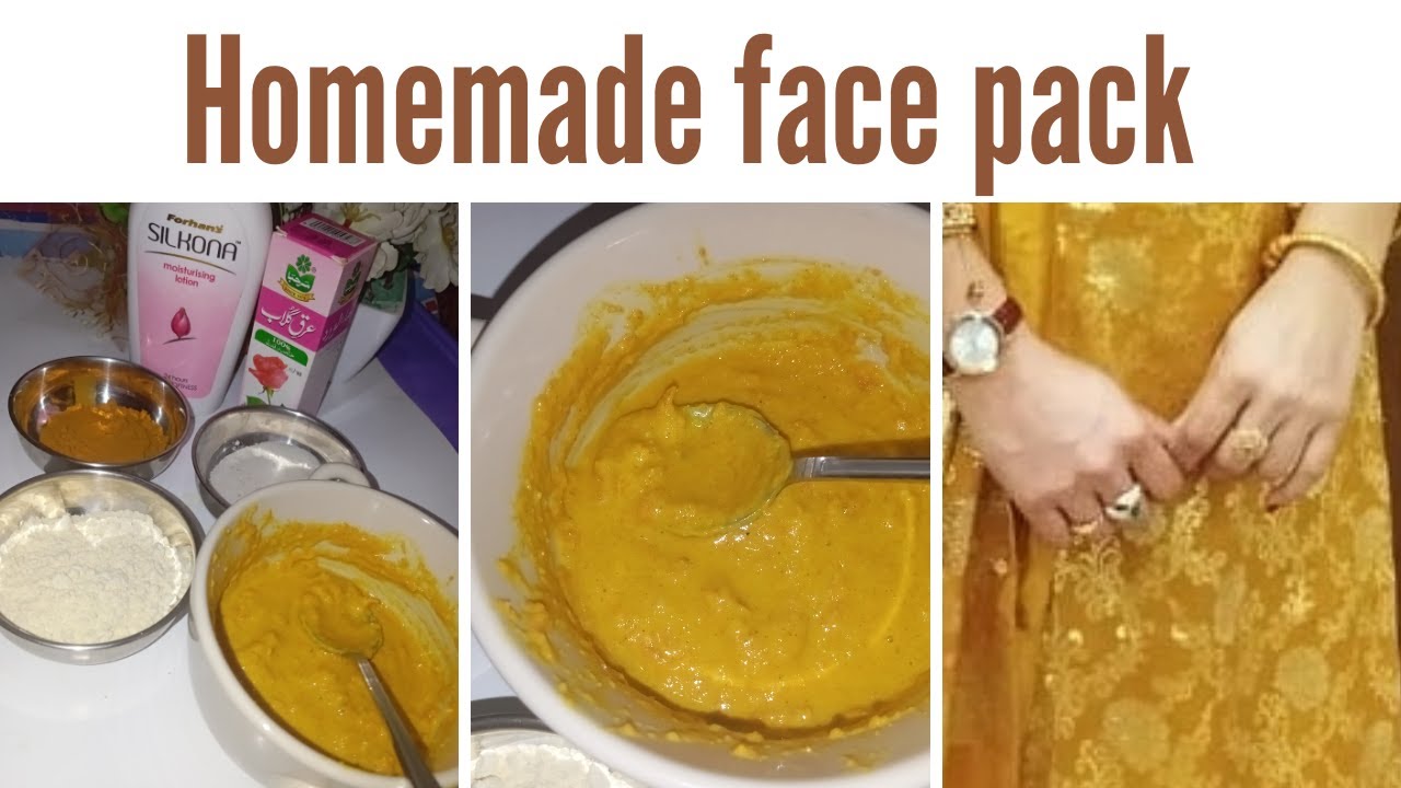 How to make homemade face pack for clear, glowing & healthy skin// just ...