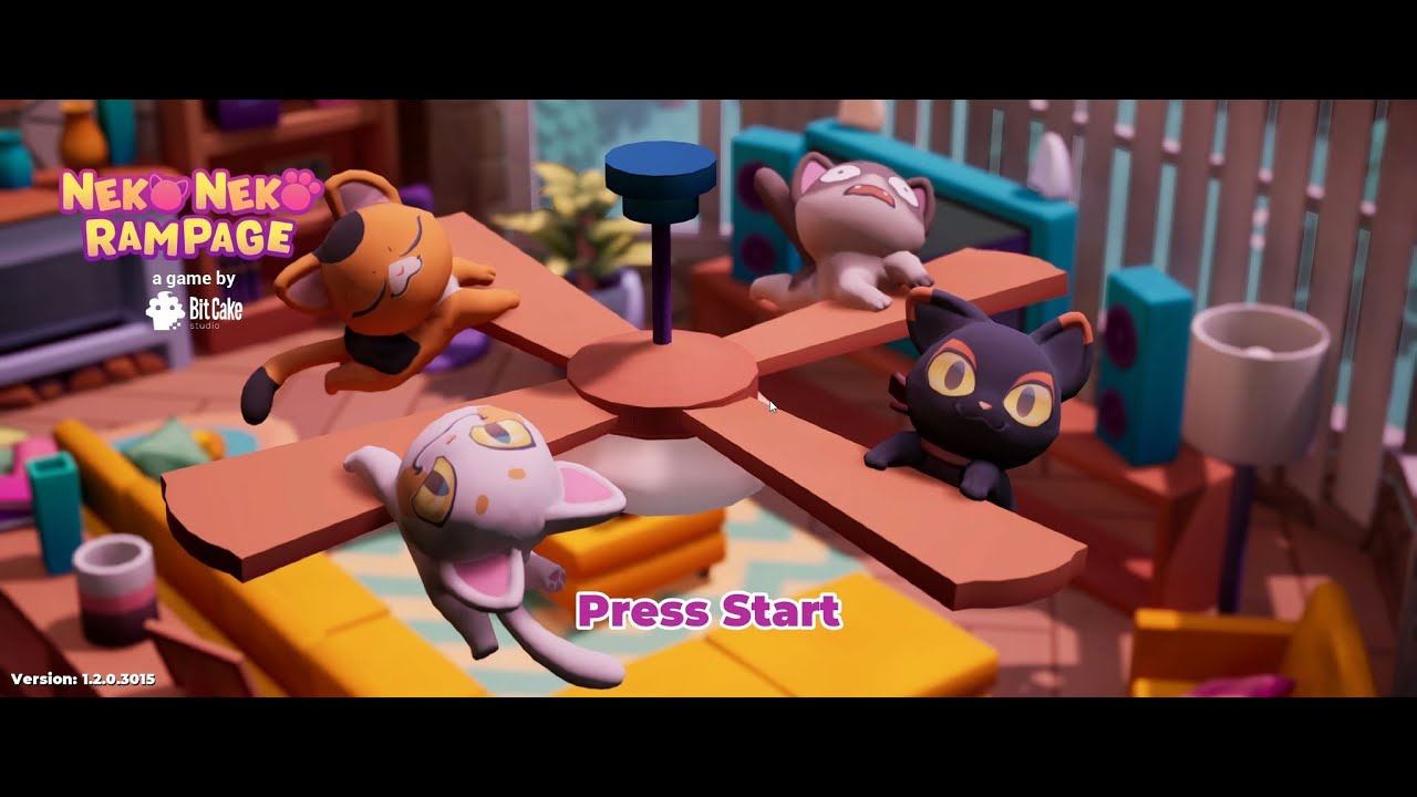 Gameplay: Neko Neko Rampage - A cute and chaotic cat game - YouTube
