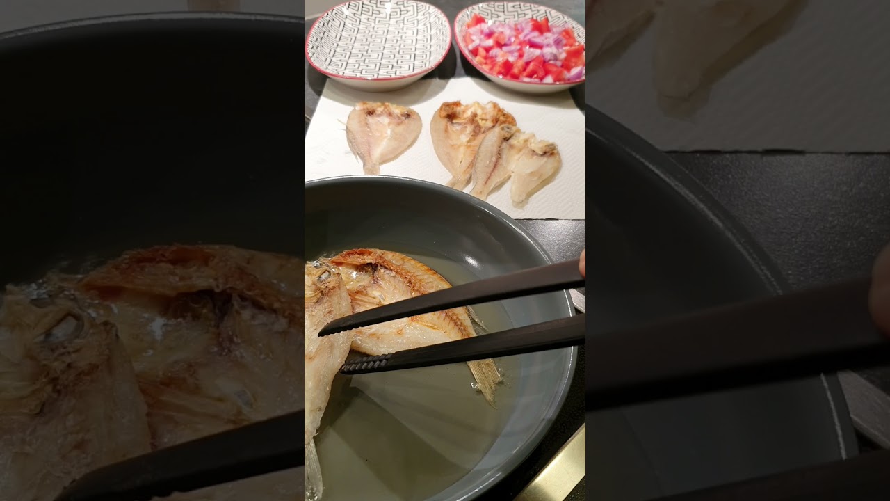 dried fish bisugo filipino food - YouTube