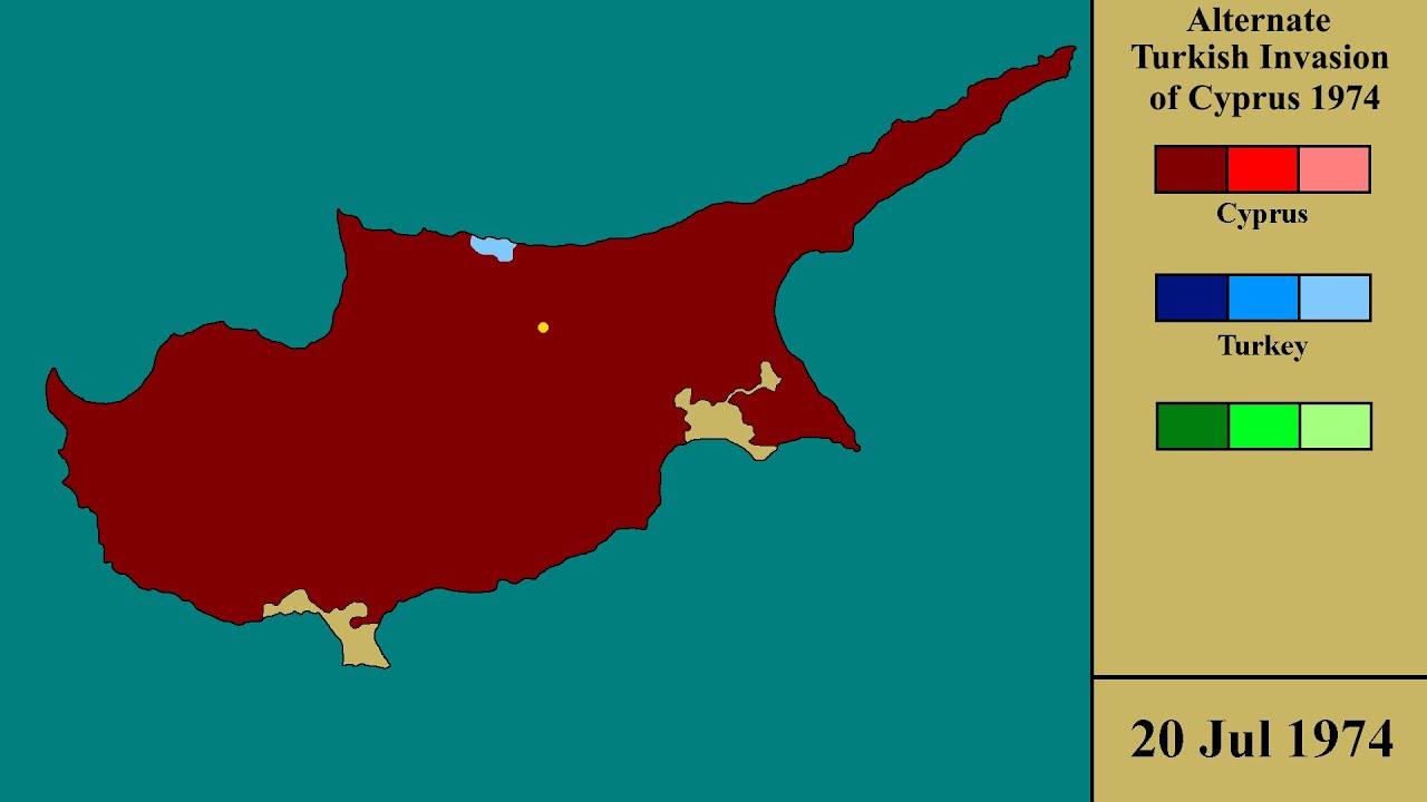 Alternate Turkish invasion of Cyprus 1974 - YouTube