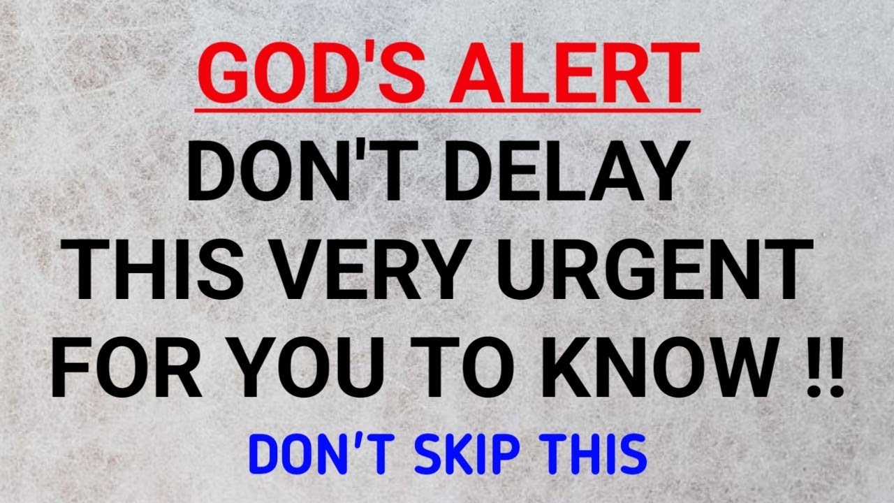 🔴God's Alert For You Today ️| God Message | Gods Message For You Today ...
