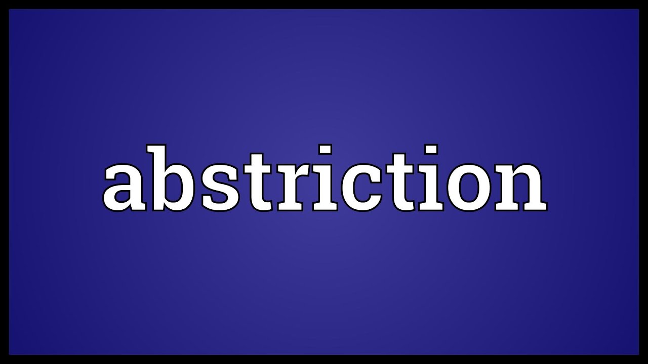 Abstriction Meaning - YouTube