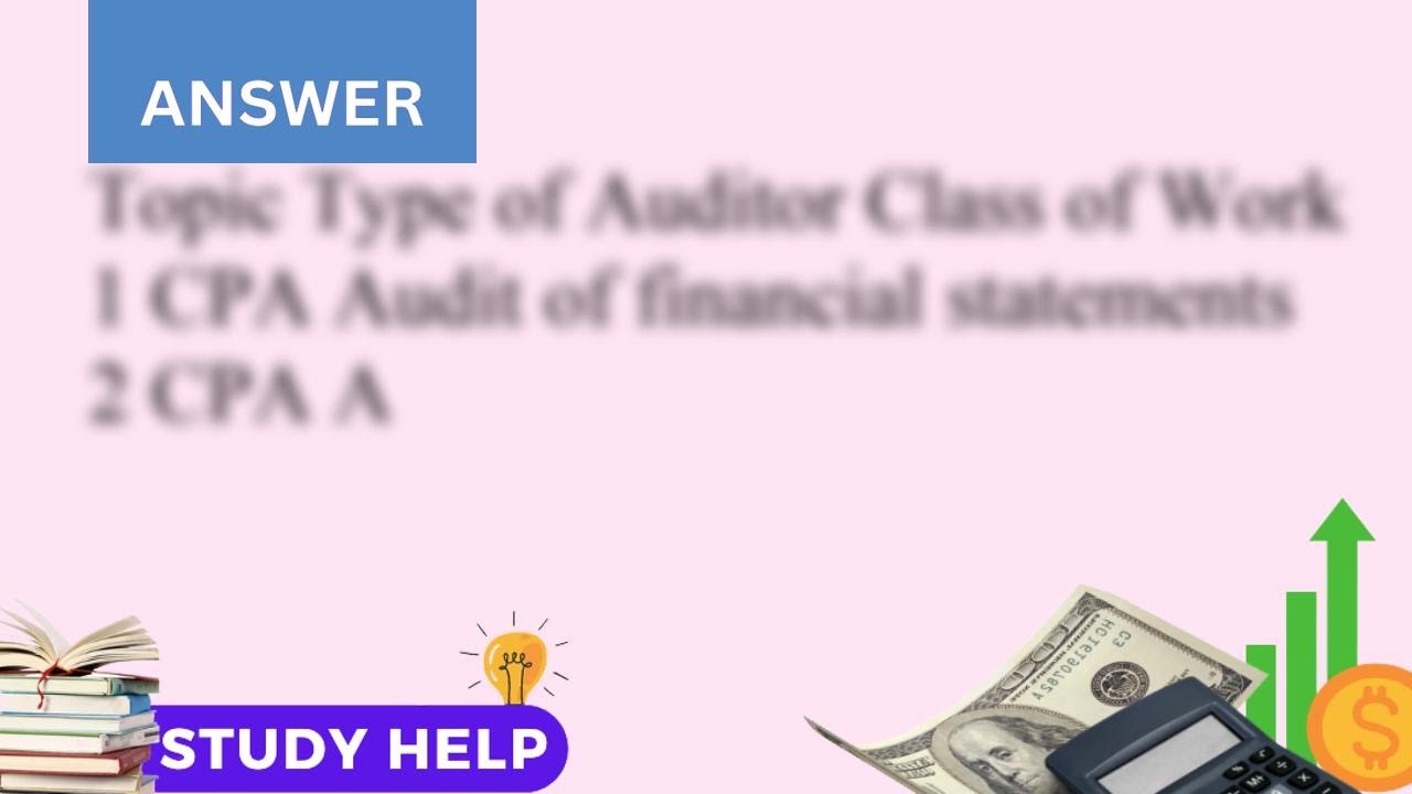 For the purposes of this problem assume the existence of five types of ...