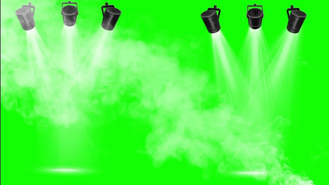 disco lights green screen background / Smoke Machine Vs dj lighting ...