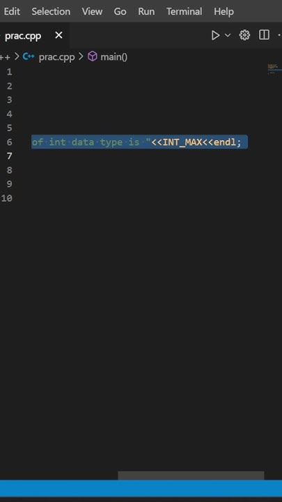 upper and lower limit of integer data type in C++ || MAX & MIN | #coding #shorts - YouTube