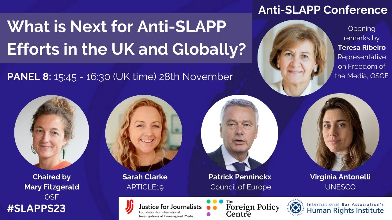 Day 2 Panel 8: What is Next for Anti-SLAPP Efforts in the UK and ...