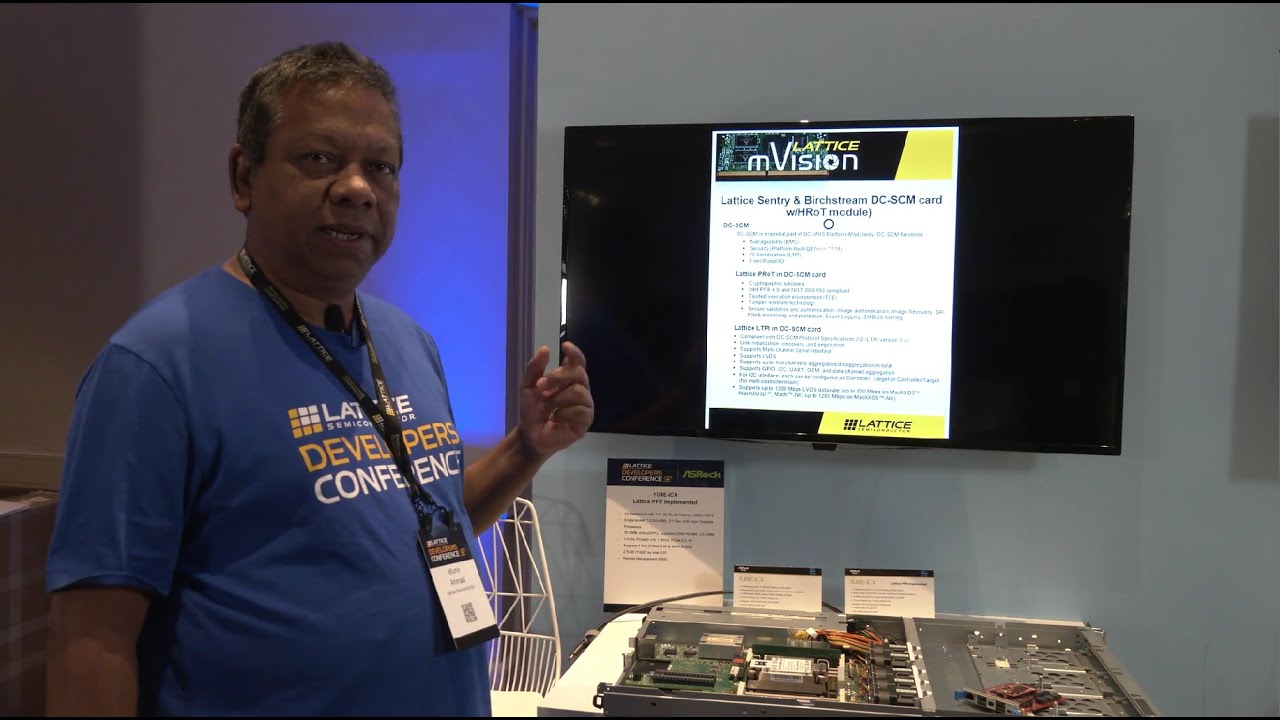 LDC23 Demo - Lattice Sentry & Birchstream (Lincoln City DC-SCM card w ...