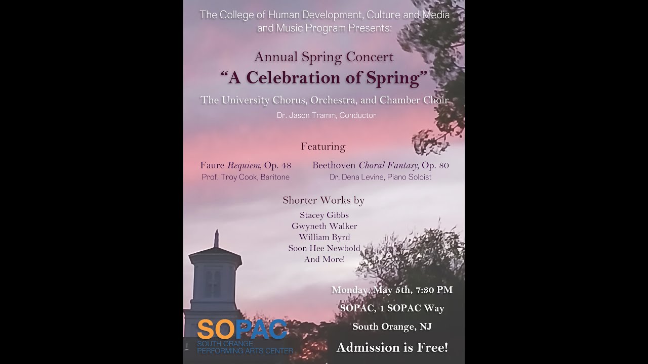 Seton Hall University Spring Concert "A Celebration of Spring" - YouTube