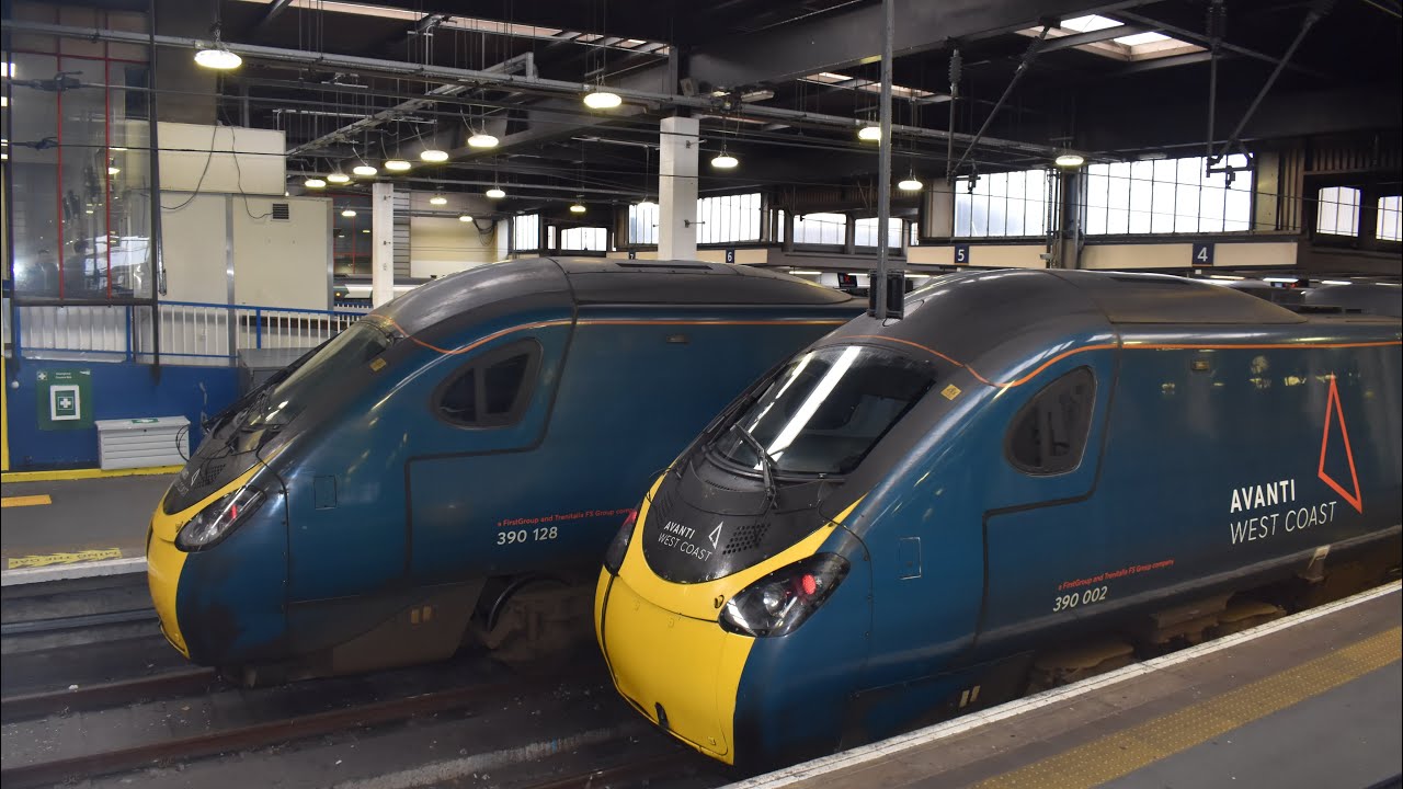 Interior of coaches A and B of Avanti west coast class 390 - YouTube