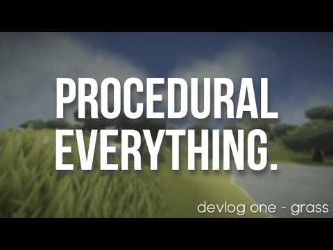 Making a FULLY PROCEDURALLY GENERATED Game in Unity - Devlog One: Terrain and Grass - YouTube