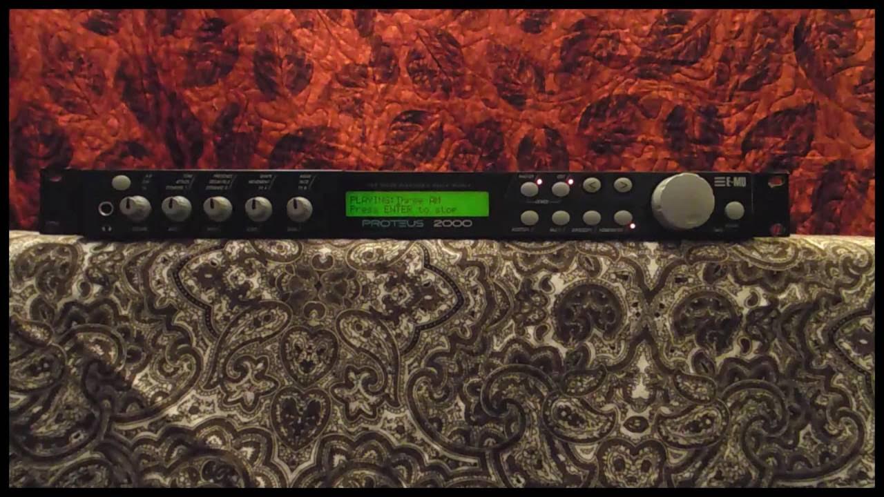 E Mu Proteus 2000 Synthesizer Factory Demo Songs - YouTube
