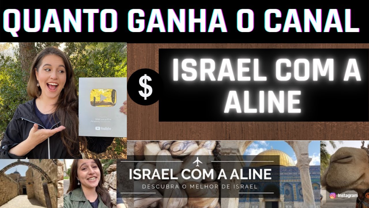 QUANTO GANHA O CANAL ISRAEL COM ALINE ATUALIZADO 2022 - YouTube