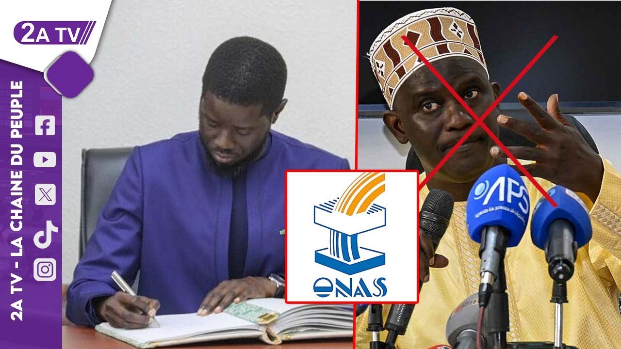 Urgent ! Le premier DG de Diomaye limogé, Dr Cheikh Dieng (ONAS) déchu ...